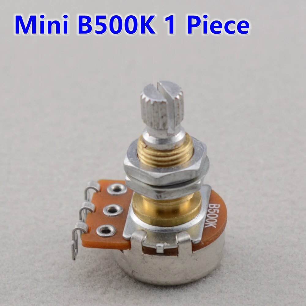 Латунный потенциометр Alpha A250K/B250K/A500K/B500K Mini B500K 1 Piece