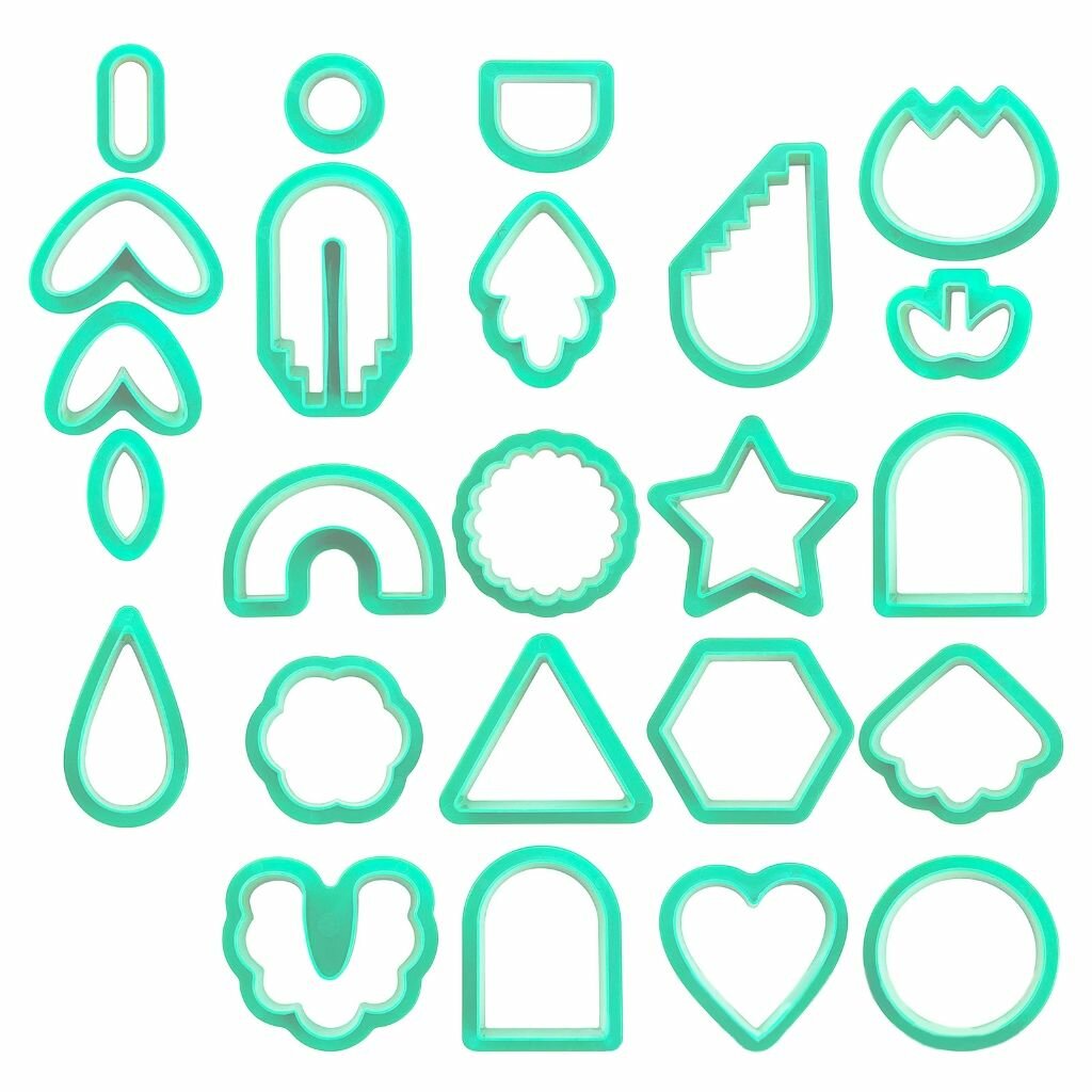 Резак для глины изготовления ювелирных изделий из сережек различной формы, формы резки узоров