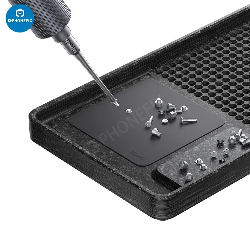 Qianli Магнитные винты Лоток для хранения бит Специальный маленький держатель для винтовых бит для ремонта мобильных телефонов RC Автомобильный дрон Инструмент для помощи