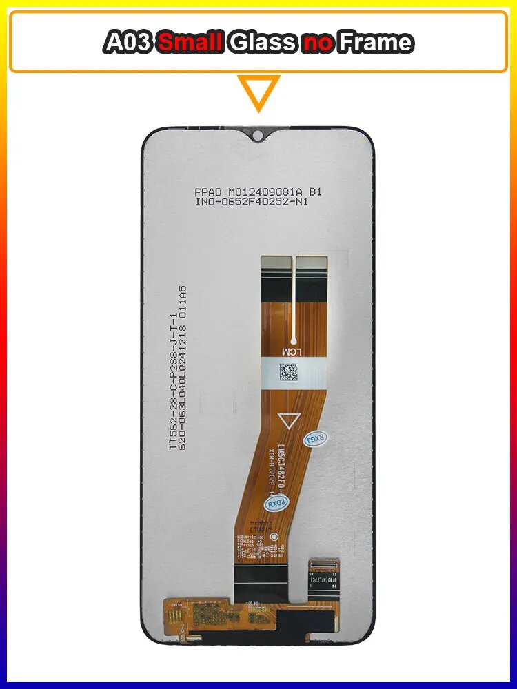 6,5 "для Samsung Galaxy A03 ЖК-дисплей с сенсорным экраном и дигитайзером в сборе, Small no Frame