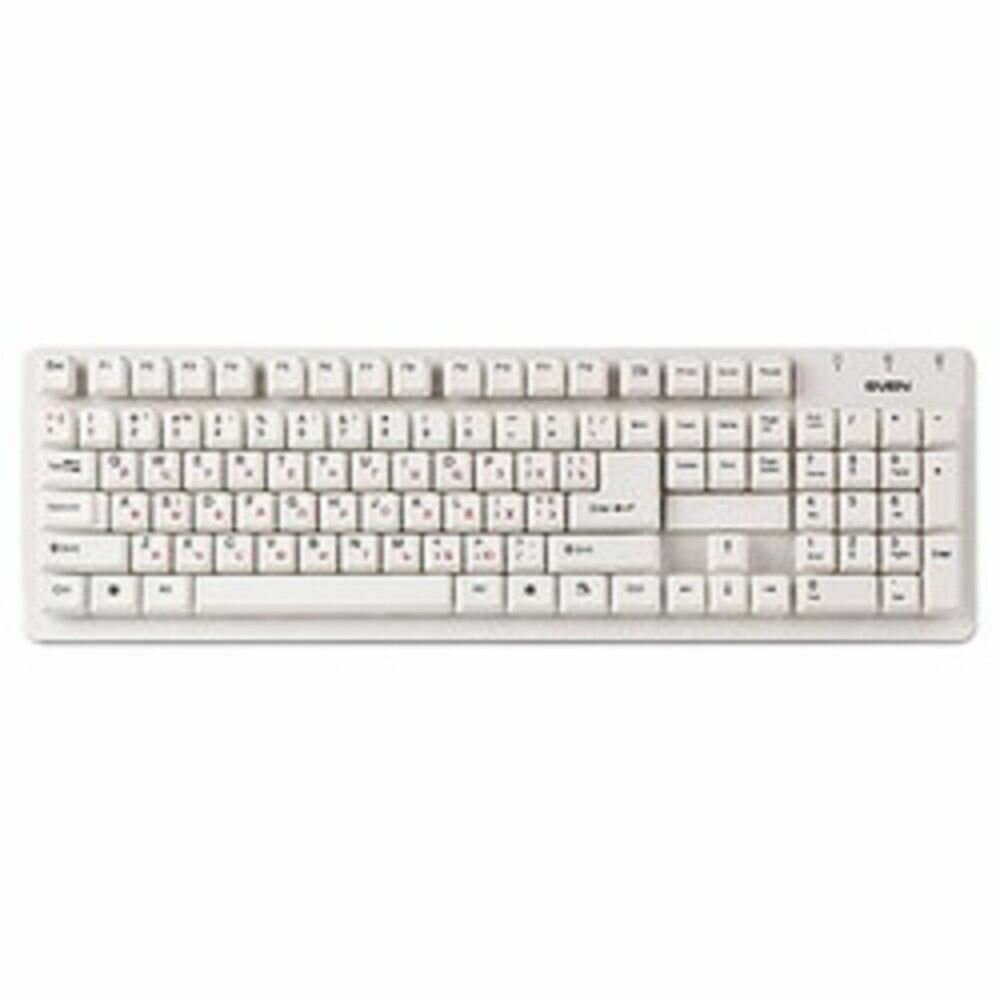 Sven Клавиатура Standard 301 USB белая 105 кл.