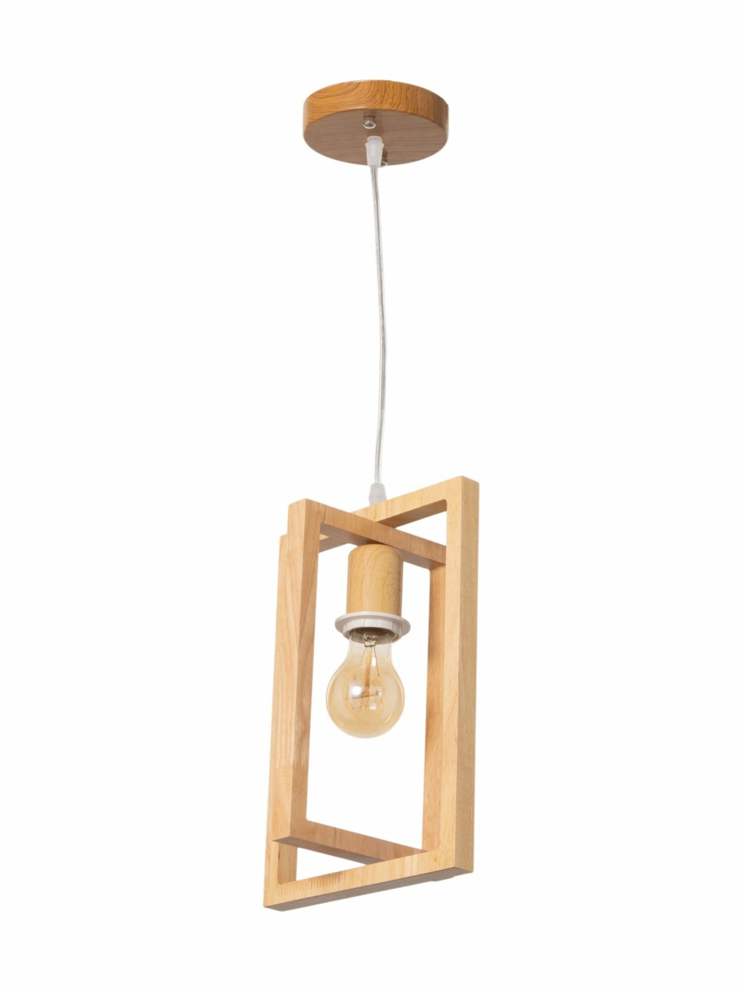 Люстра потолочная, светильник потолочный подвесной ЭКО Кира коричневый