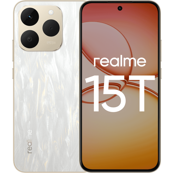 Realme 15T RMX5111 5G 8/128Gb Белый (Dimensity 6400 Max) EAC