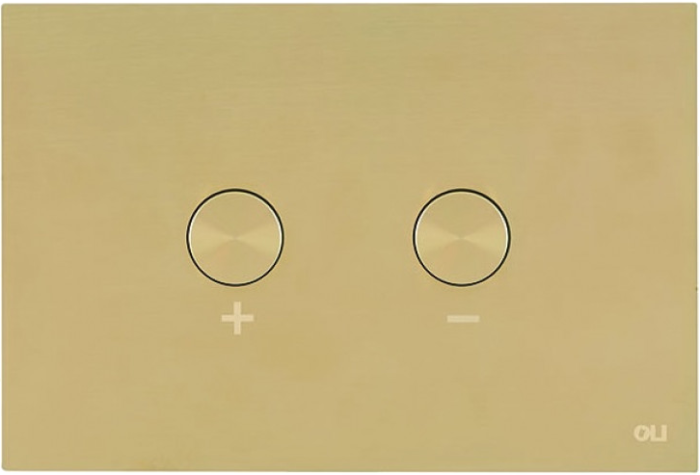 Кнопка смыва OLI Blink 878781 золото, антивандальная