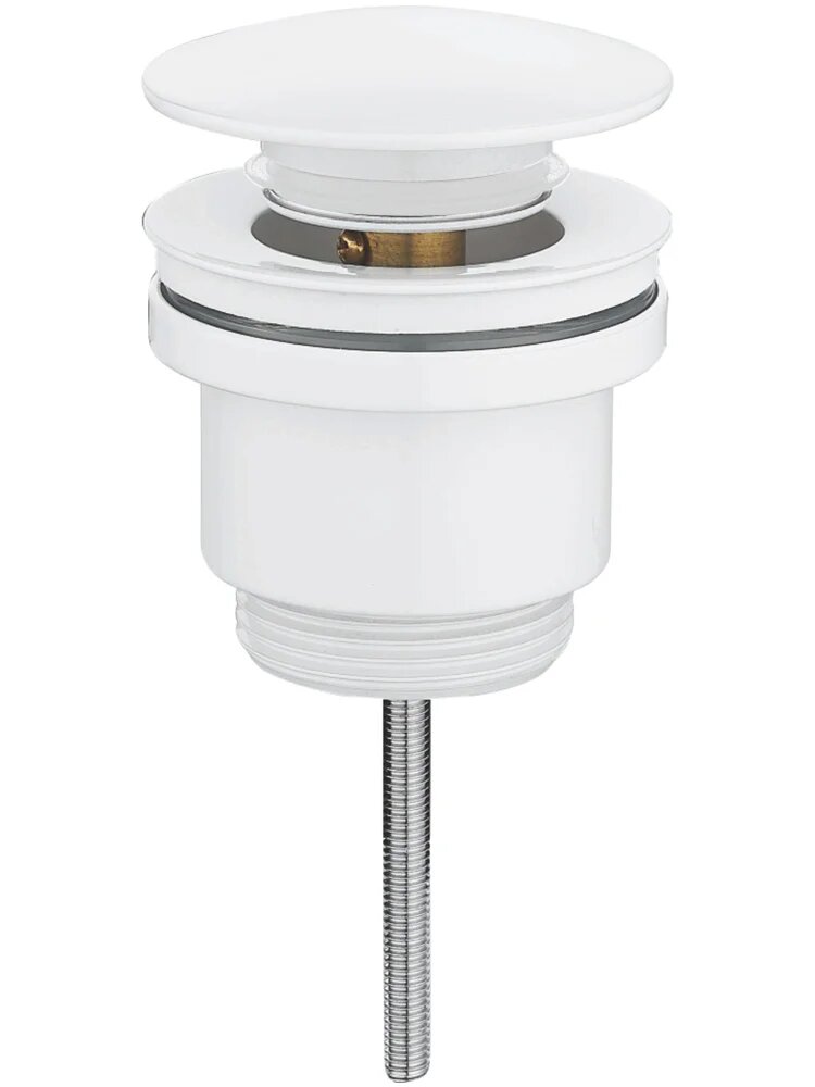 Донный клапан для раковины Haiba HB68-8 белый