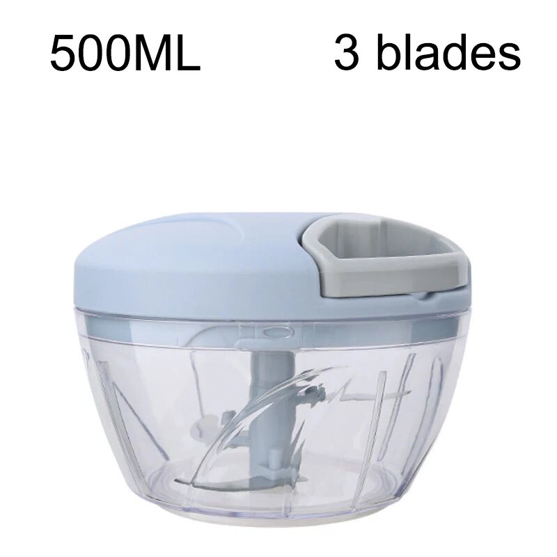 Мясорубка GOT-TOG из нержавеющей стали 500/900 мл 500ml Blue