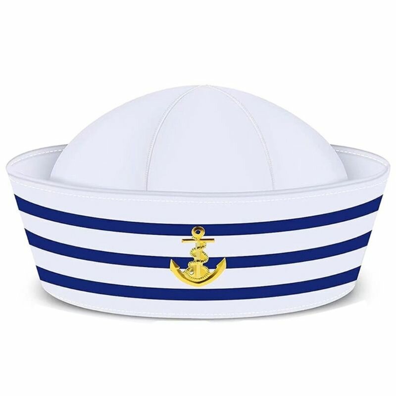 Морская фуражка с косынкой, - 56 см полосатый матрос