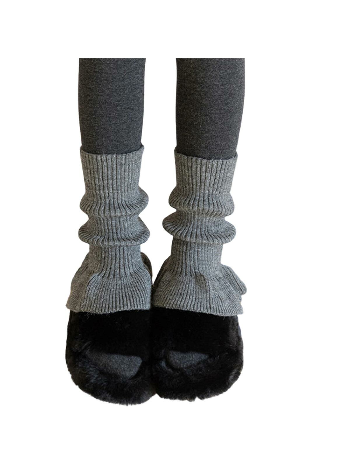 Мягкие акриловые носки для голени, Эластичные аксессуары для холодной погоды