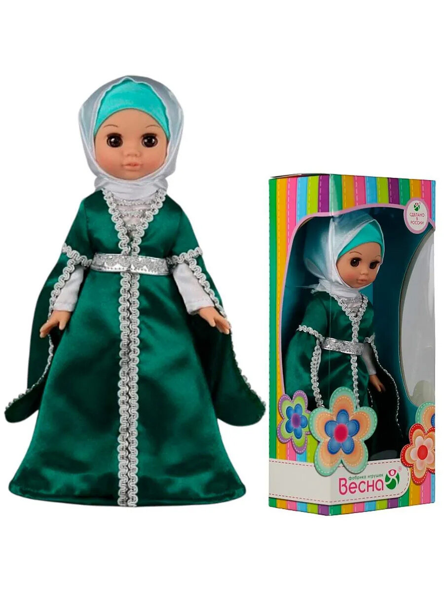 Весна Кукла Девочка в чеченском костюме 30 см В4546 с 3 лет