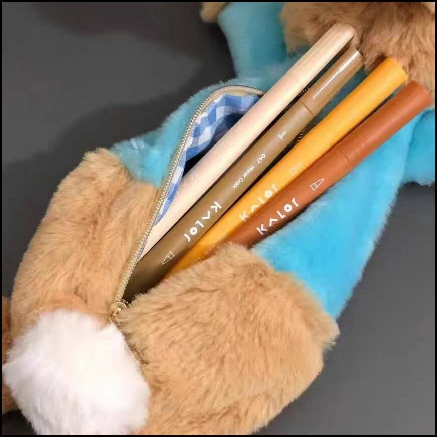 Пенал косметичка плюшевый Гусь