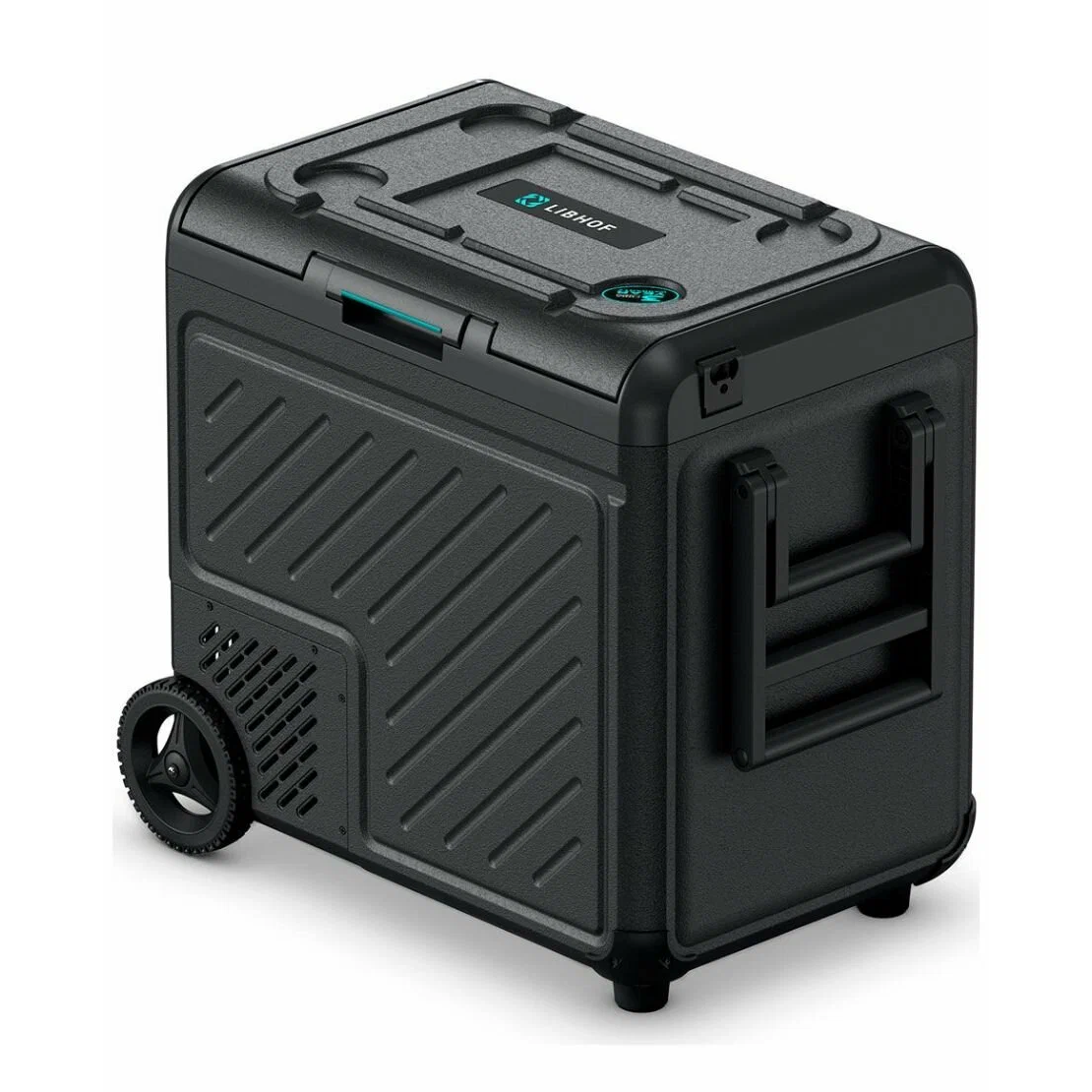 Автохолодильник Libhof W-55 12В/24В, 50 л, 50 Вт, внутреннее освещение, ручки для переноски, черный