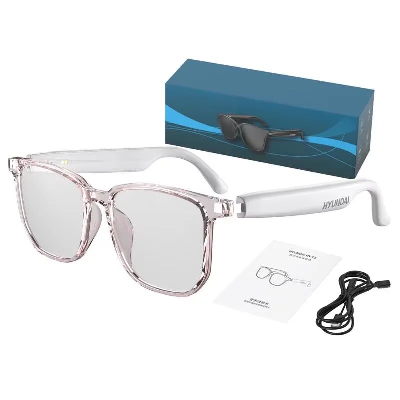 HY-C8 AI Smart Glasses Intelligent Translation Wireless Bluetooth Glasses Real-time Simultaneous Interpretation Headset