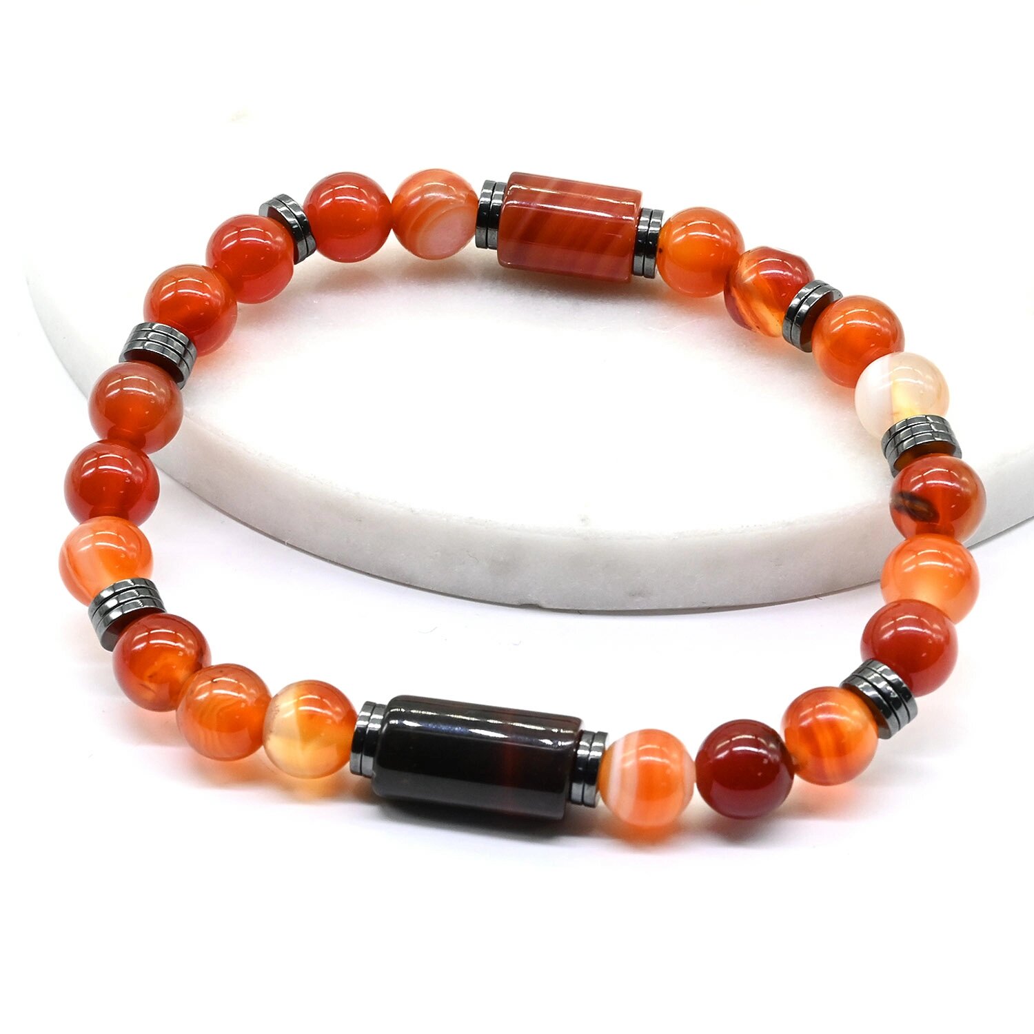 Браслет, сердолик