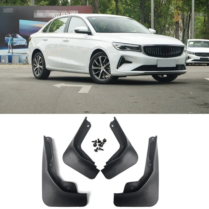 Защитные брызговики для автомобиля из АБС-пластика, защита от брызг, для Geely EMGRAND 2022-2024, аксессуары для внешнего тюнинга