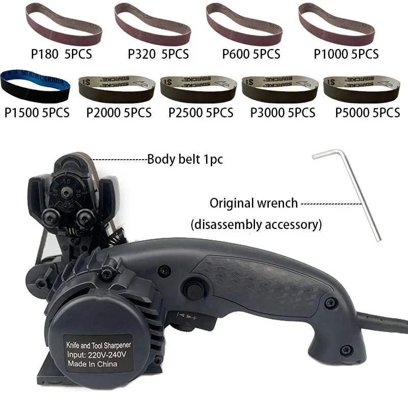 Электрическая точилка для ножей Work Sharp European plug 220V, 9 types x5 set