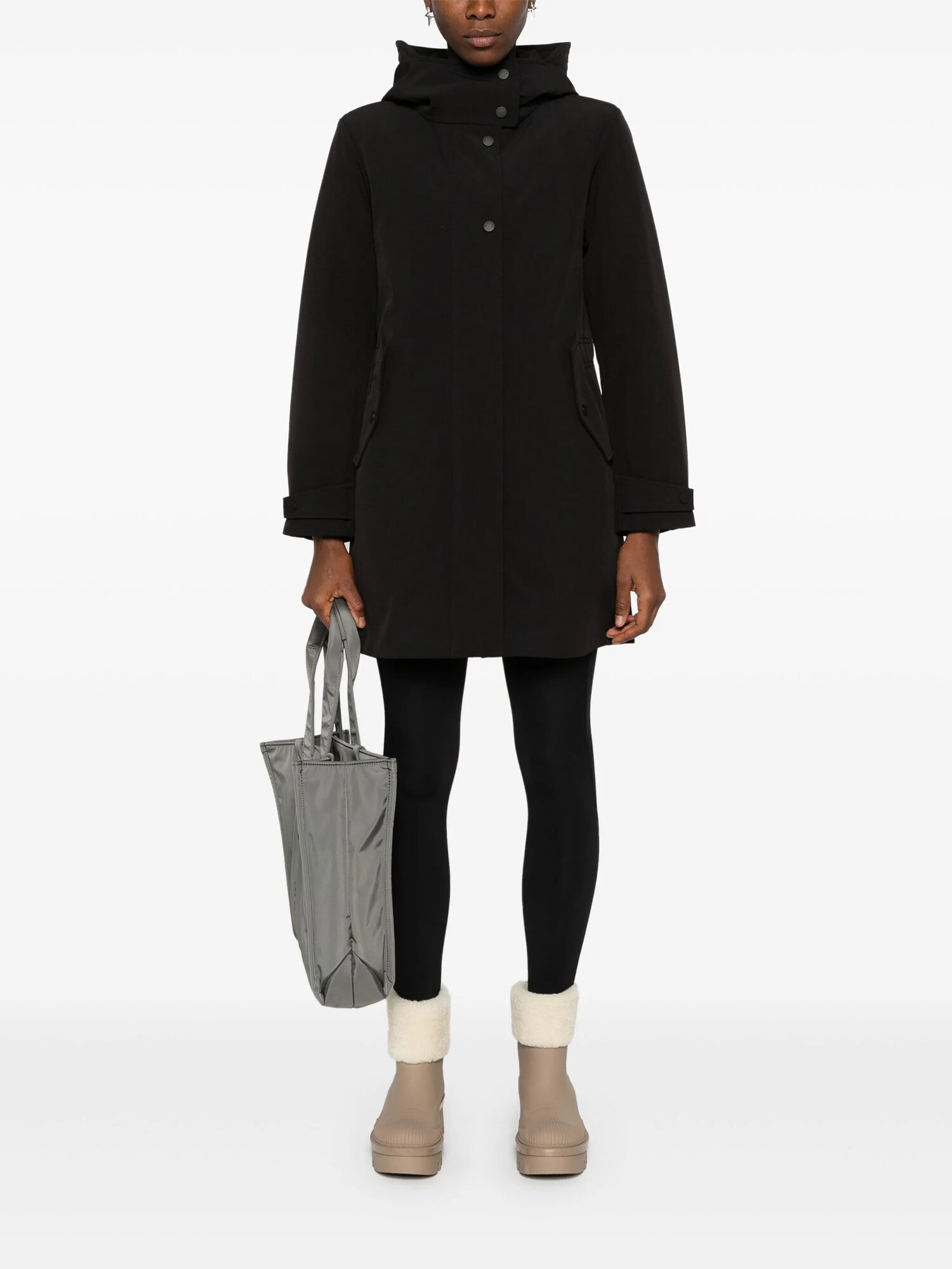 Парка Woolrich, размер L, black/black — фото 1
