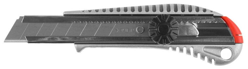 ЗУБР Про-18В 18 мм, Нож с сегментированным лезвием (09172)