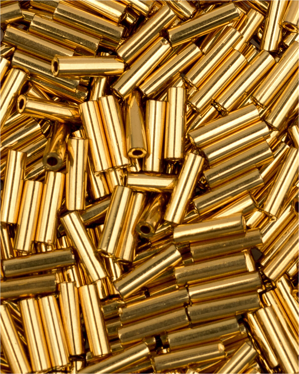 Стеклярус Miyuki, размер 6 мм, цвет: Золотое покрытие 24К (0191), 5 грамм