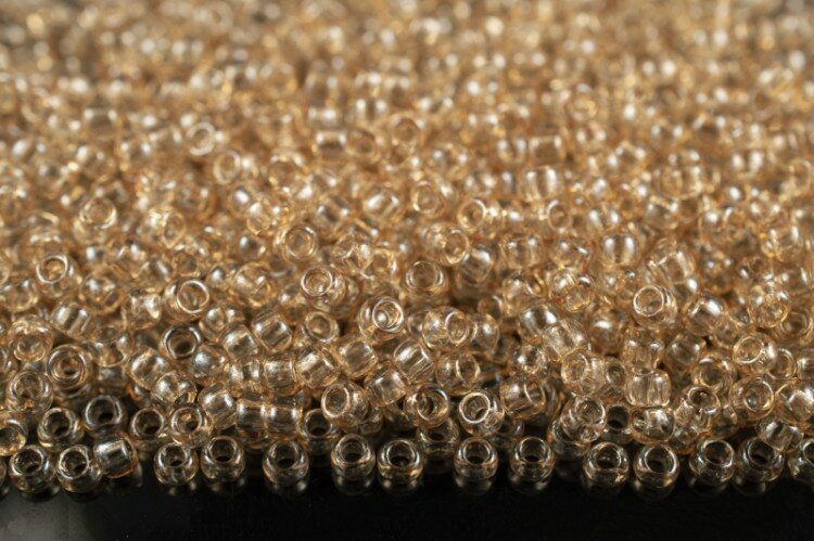 Бисер японский TOHO круглый 8/0 #0629 персик, золотое сияние, 10 грамм