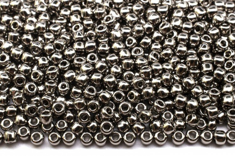 Бисер японский TOHO круглый 11/0 #0711 никель, 10 грамм