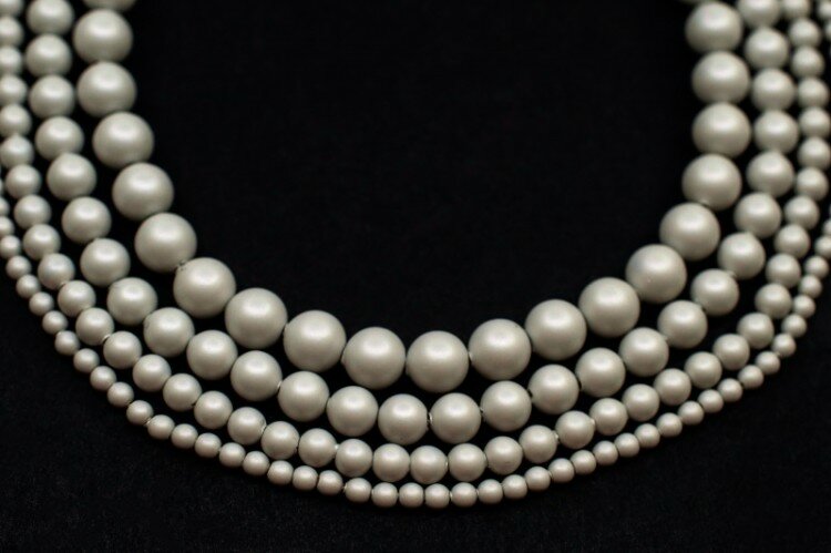 Жемчуг Swarovski 5810 #968 3мм Crystal Pastel Grey Pearl, 5810-3-968, 10шт
