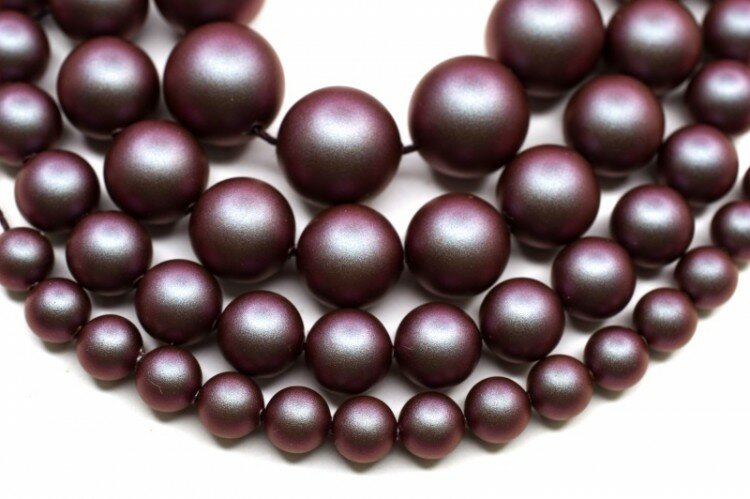 Жемчуг Swarovski 5810 #947 12мм Crystal Iridescent Red Pearl, 5810-12-947, 1шт