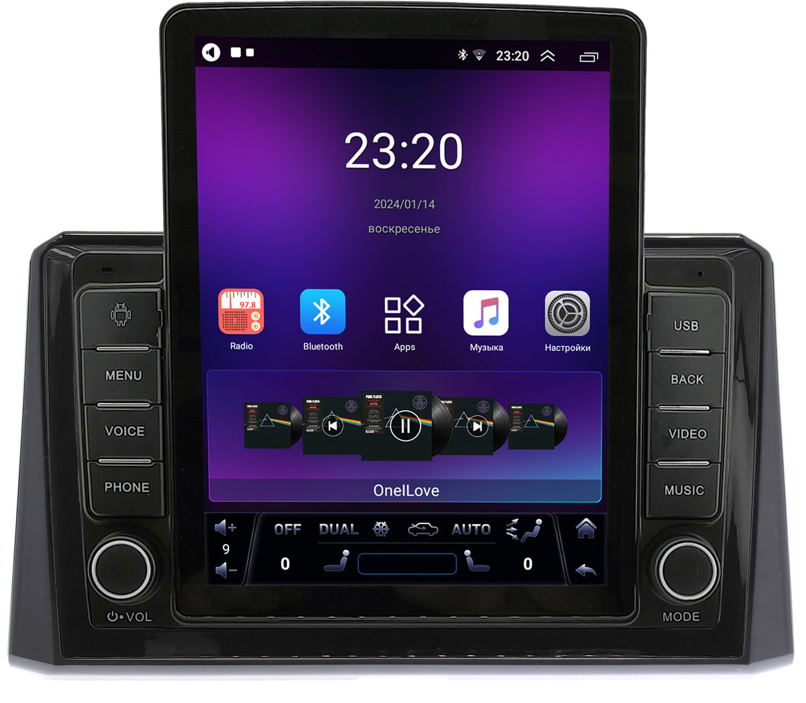 Штатная магнитола Toyota Corolla (E210), Corolla Cross 2018-2024 (глянцевая) Canbox GTR095-10-1178 Android 10 (QLed, 4/64, DSP, CarPlay)