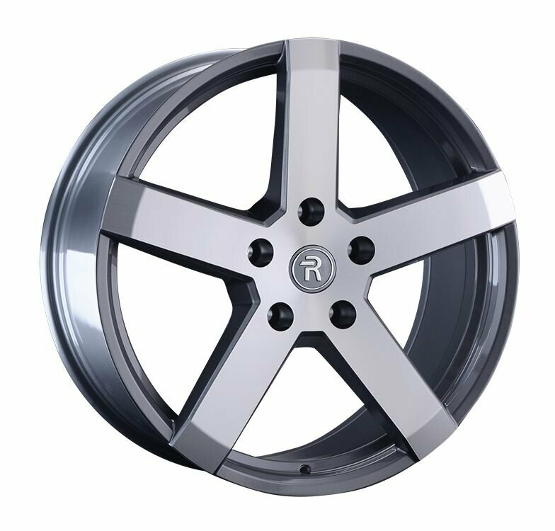 Колесный диск Replay LX137 22x9.5" PCD5x150 ET45 D110,1 темно-серый глянцевый с полированными лучами