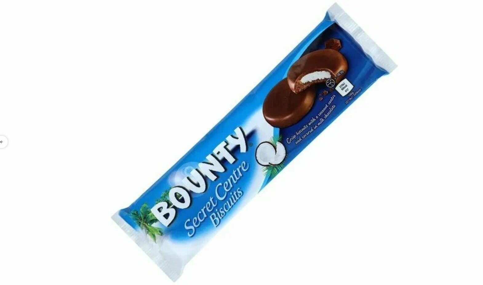 Набор бисквитного печенья Bounty Secret centre biscuits(132гр) 1 шт (Великобритания)