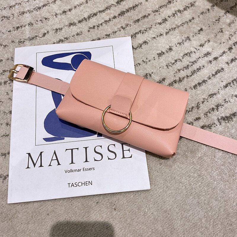 YM Mall Сумка 073 На пояс Леопардовый Кошелек Искусственная кожа Компактная