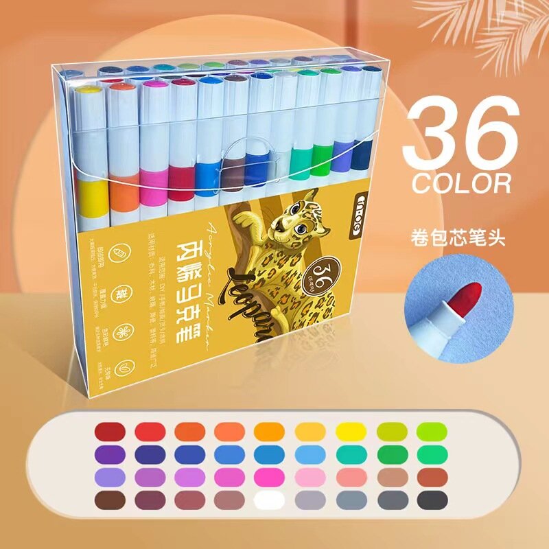 Акриловые маркеры, для детского граффити, 36 цветов, быстросохнущие, водонепроницаемые