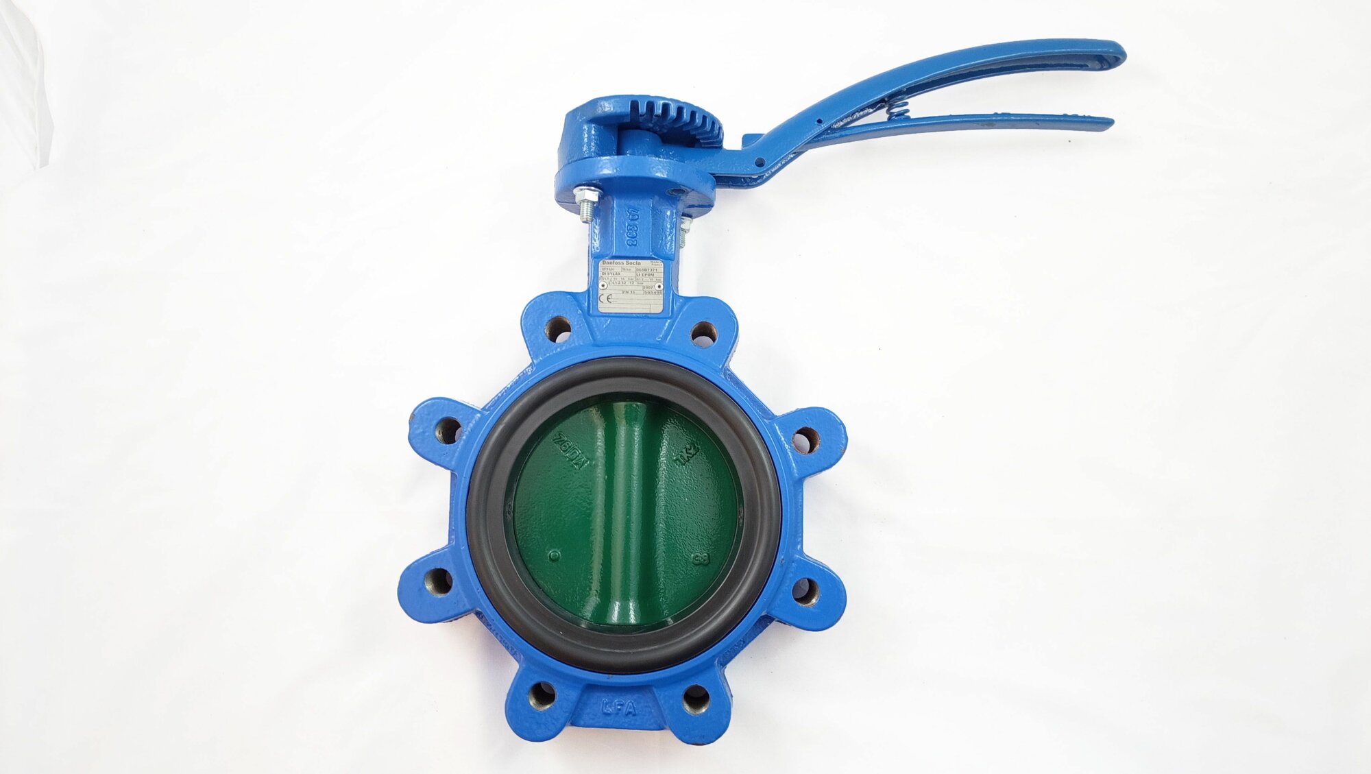 065B7371 Затвор дисковый VFY-LH, фланцевый, Ду 125 мм, kvs 883 м3/ч, Py 16 бар, Тмакс 120 С, 2-ходовой