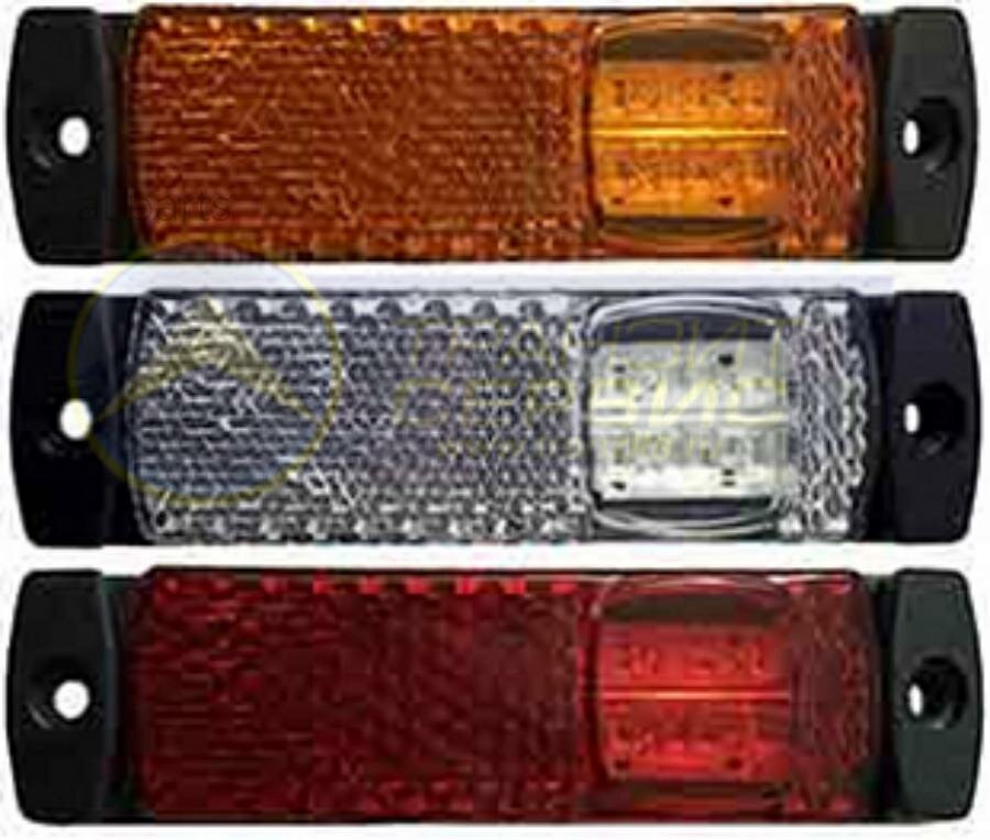 Техавтосвет 8100 фонарь габаритный! 24V, желтый, светодиод, универс.\