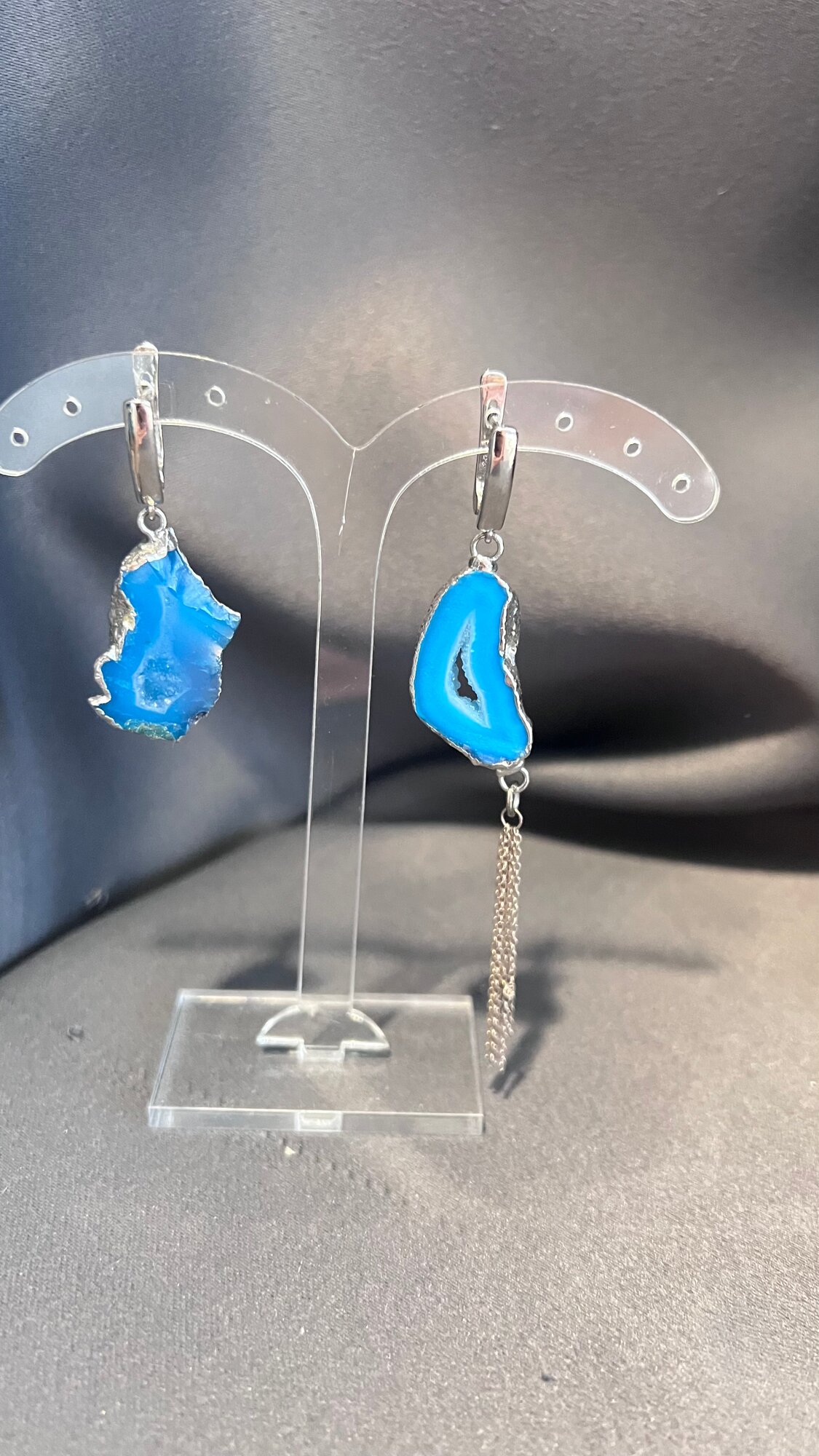 Серьги Rays of angels, агат