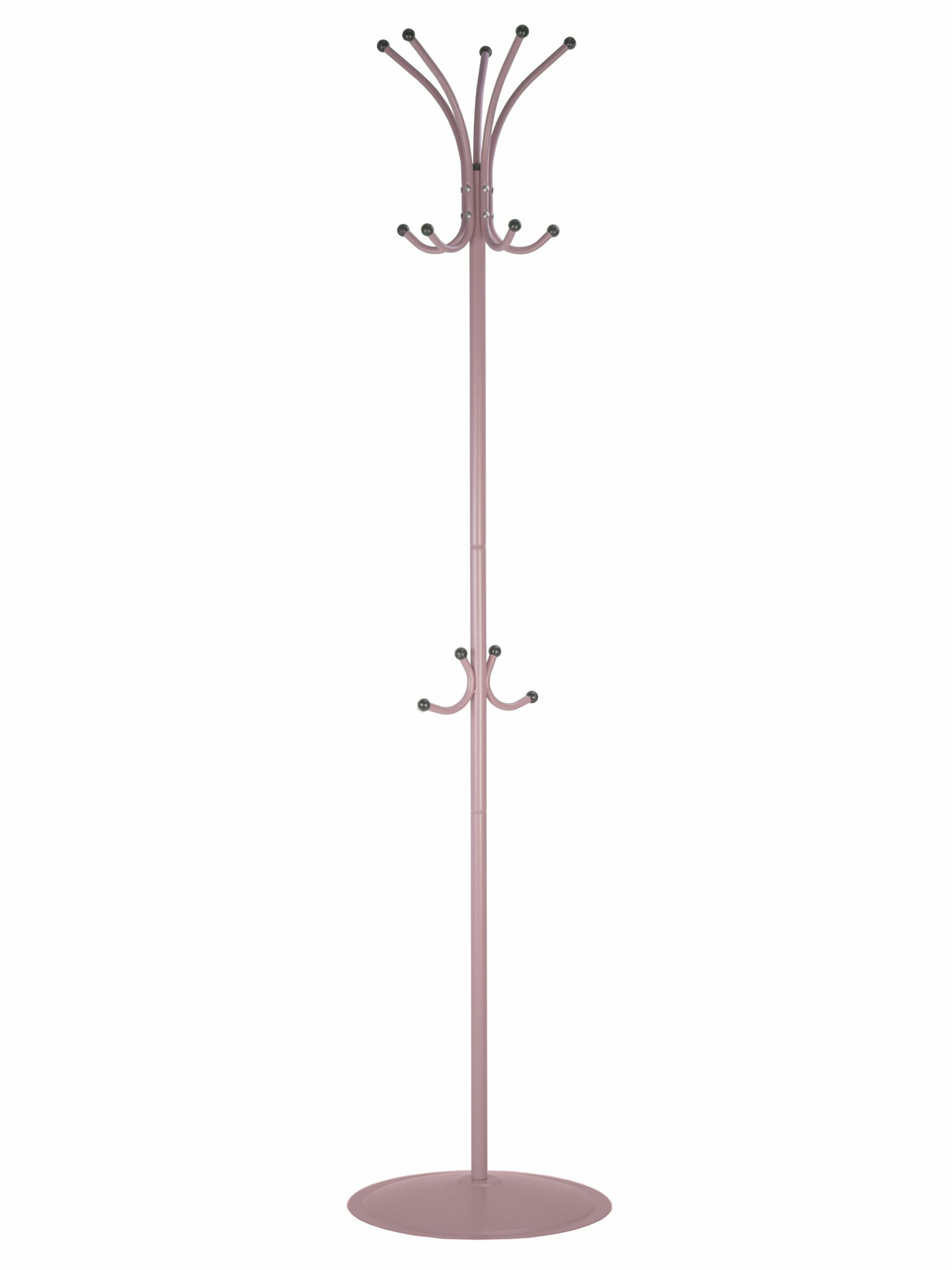 Вешалка напольная Пико 4 розовый, 41x181x41 см.