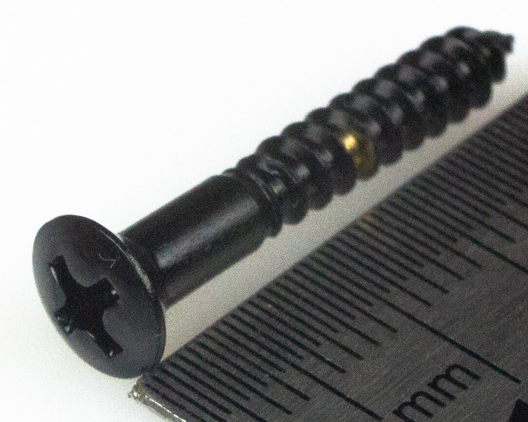 Саморез для ремнедержателя HOSCO WS-04B (3.5 х 25 мм), черный