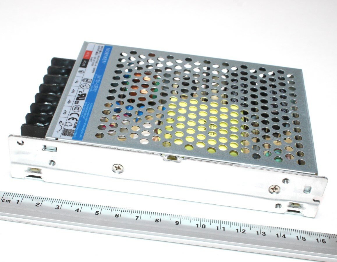 12V, 150W, 12.5A LM150-23B12R2, Модуль питания сетевой (блок питания с винтами), MORNSUN