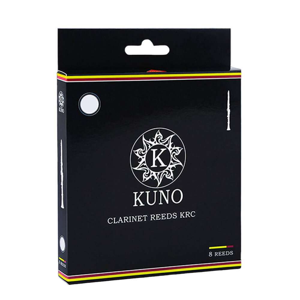 Трости для кларнета Kuno Black №3,5 Bb (8 шт) в пластиковом кейсе