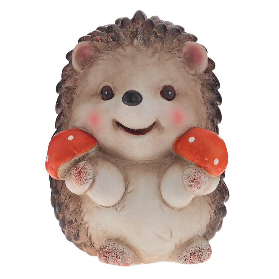 Копилка для денег детская Ежик Remecoclub, керамика, 15,5x12x12 см