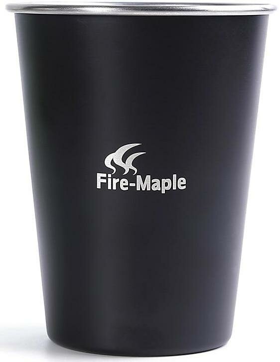 Набор стаканов из нержавеющей стали Fire-Maple ANTARCTI CUP BLACK, 350 мл, 2 шт.