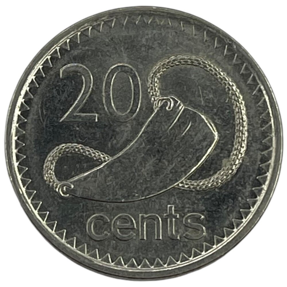 Фиджи 20 центов 2009 г.