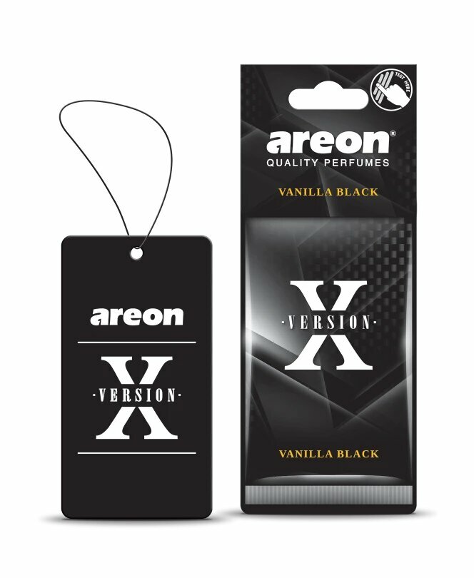 Ароматизатор Areon X Version Vanilla Black ваниль блэк