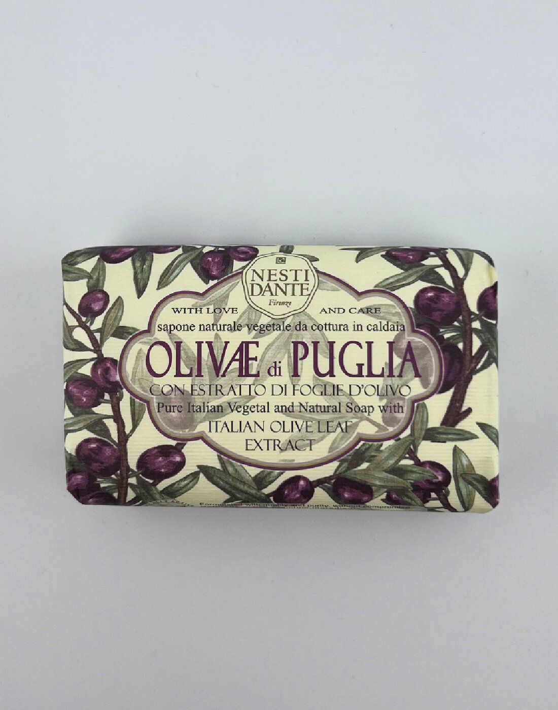Мыло кусковое Nesti Dante Olivae di Puglia (Олива из Апулии) 150г