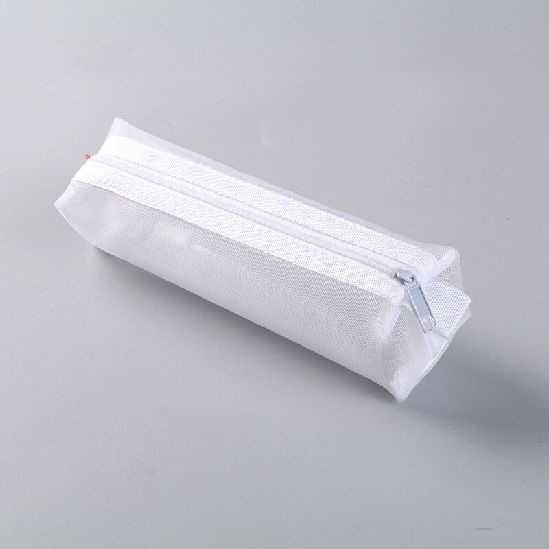 Пенал-сетка, для карандашей, прозрачный, белый