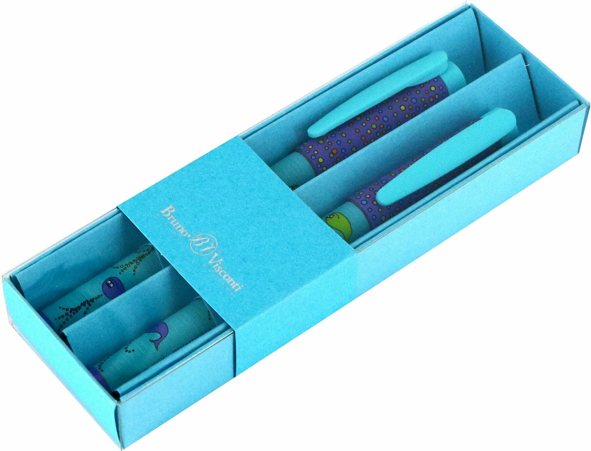 Набор шариковых ручек FreshWrite. Кит, 0.7 мм, синий, 2 штуки