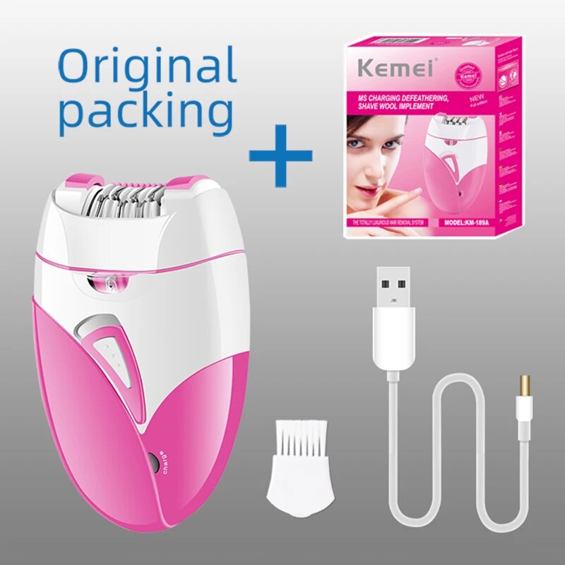 Kemei перезаряжаемый эпилятор для зоны бикини KM-189A