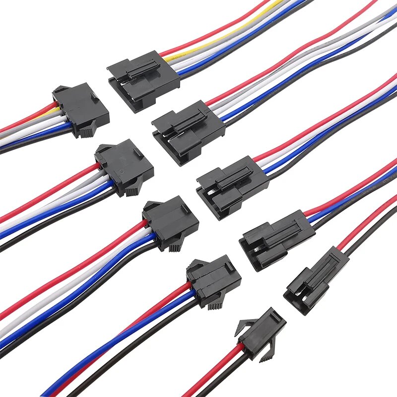 LOCHEUK JST SM разъем для светодиодной ленты 2,54 мм 5 пар 3Pin, 10CM