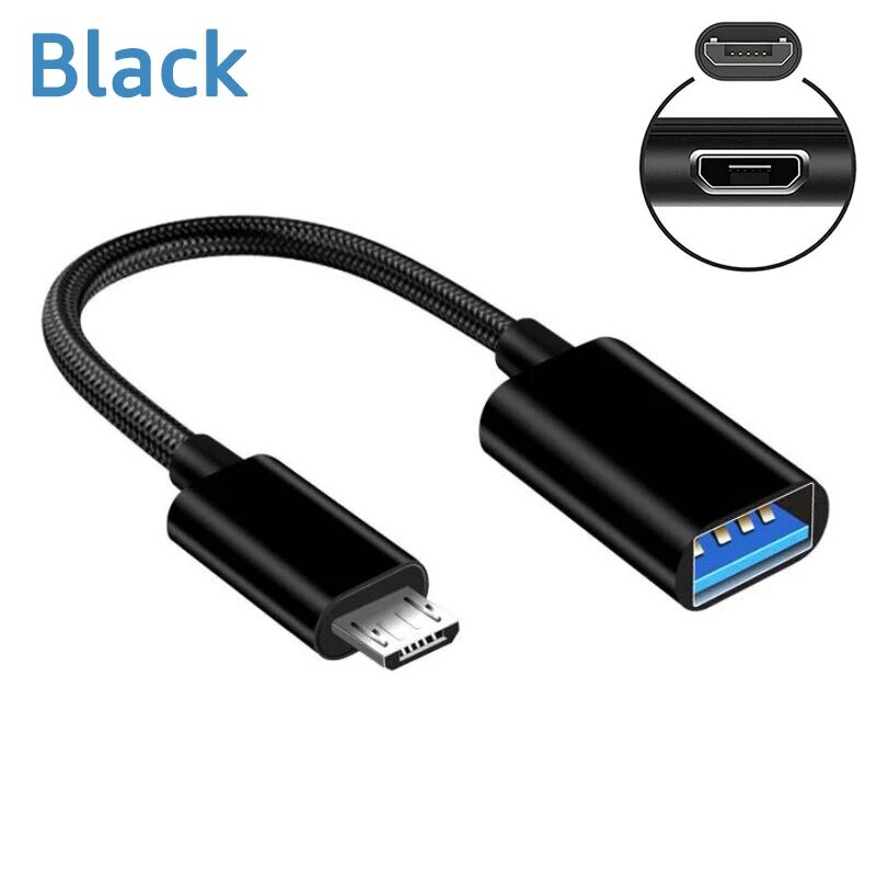 Micro USB OTG-адаптер USB 2.0 Black