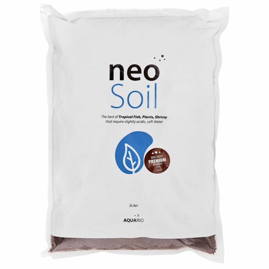Aquario Neo Soil Brown Premium Plants 3 л — питательный грунт для аквариума