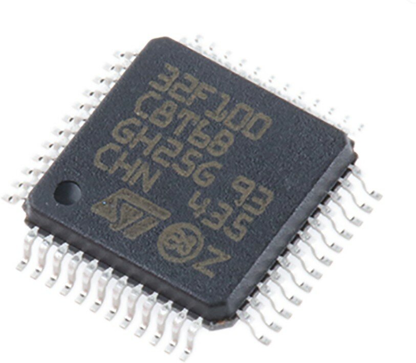 Микросхема STMicroelectronics STM32F100C8T6B микроконтроллер ARM Flash 64kБ 24МГц SRAM: 8kБ LQFP48 1шт